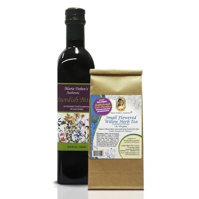 1 - Small Flower 1lb Tea and 1 - Swedish Bitters 500ml Tonic | Store