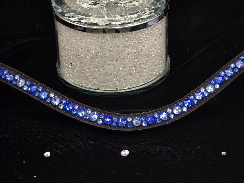 Sapphire, Lt. Sapphire -Mix Hot Fix “NO SNAG” ARIANA Glass Crystal ...