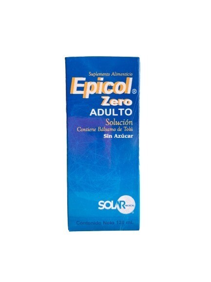 EPICOL ZERO ADULTO SIN AZUCAR FCO 120 ML