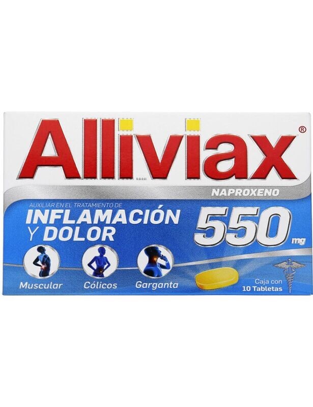 ALLIVIAX 550 MG 10 TAB