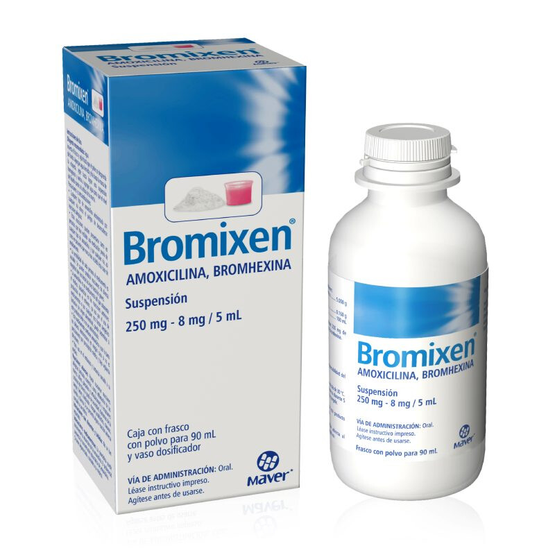 BROMIXEN 250/8MG 5ML SUSP 90 ML