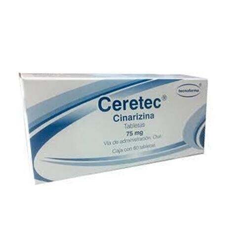 CERETEC 75 MG 60 TAB