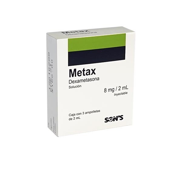 METAX 8MG/2ML 3 AMP