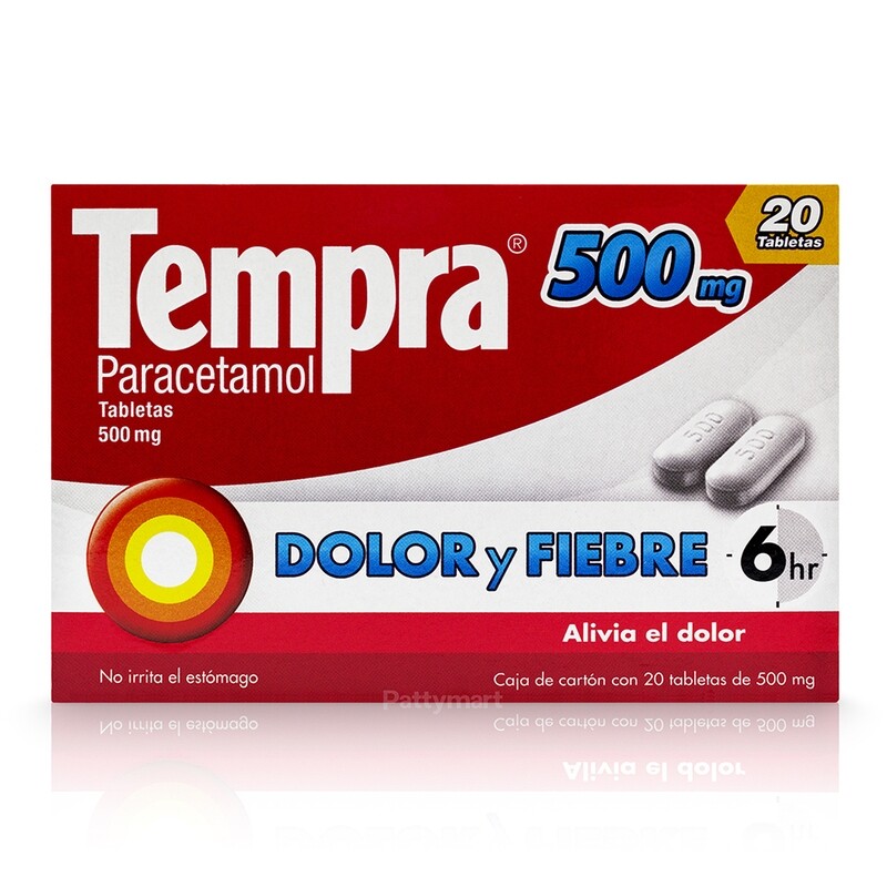 TEMPRA 500 MG 20 TAB