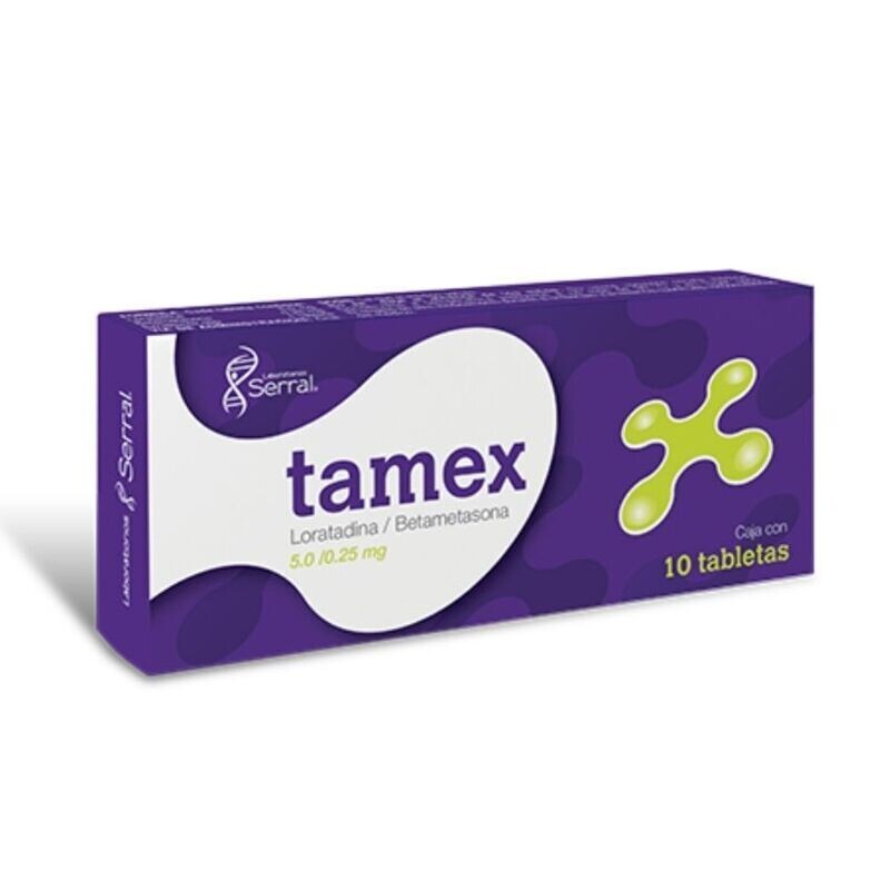 TAMEX 5/.25 MG 10 TAB