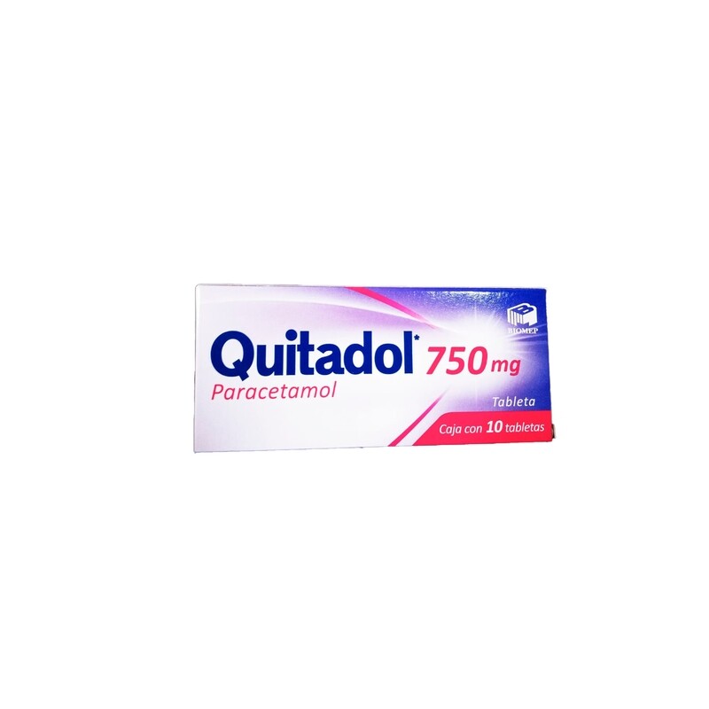 QUITADOL 750 MG 10 TAB