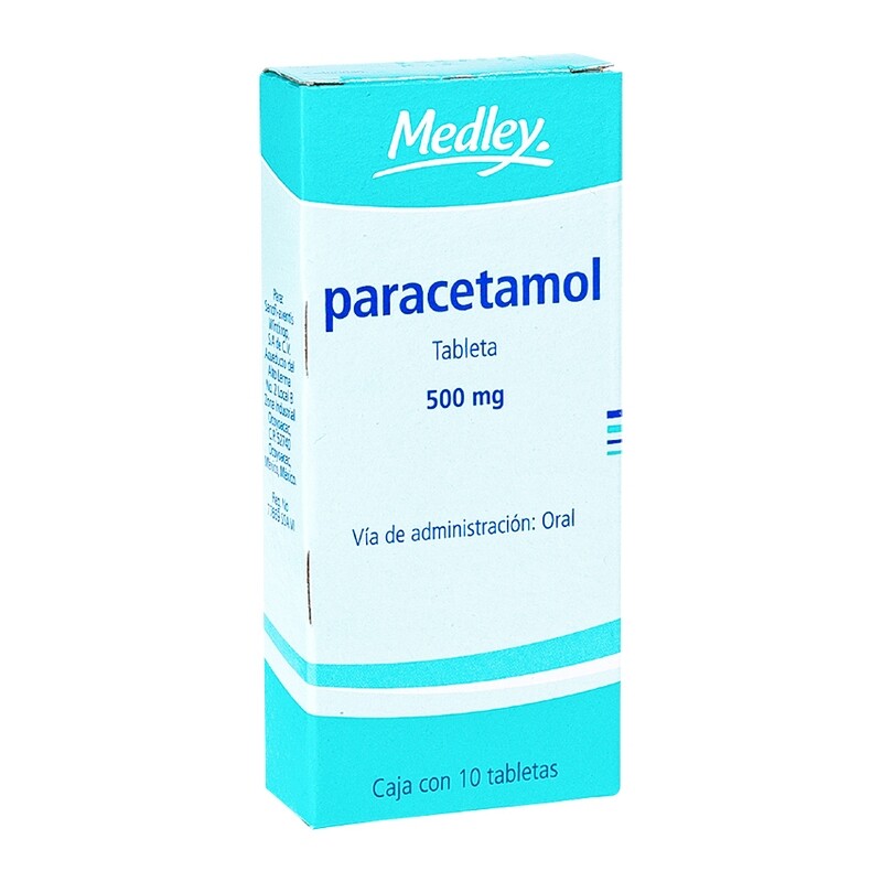 PARACETAMOL 500 MG 10 TAB MEDLEY