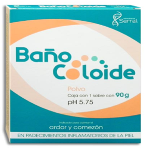 BANO COLOIDE PH 5.75 POLVO SOBRE 90 G SERRAL