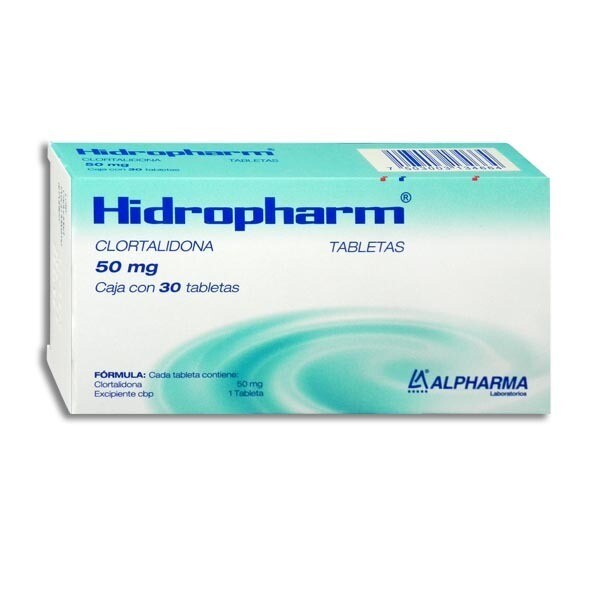 HIDROPHARM 50 MG 30 TAB