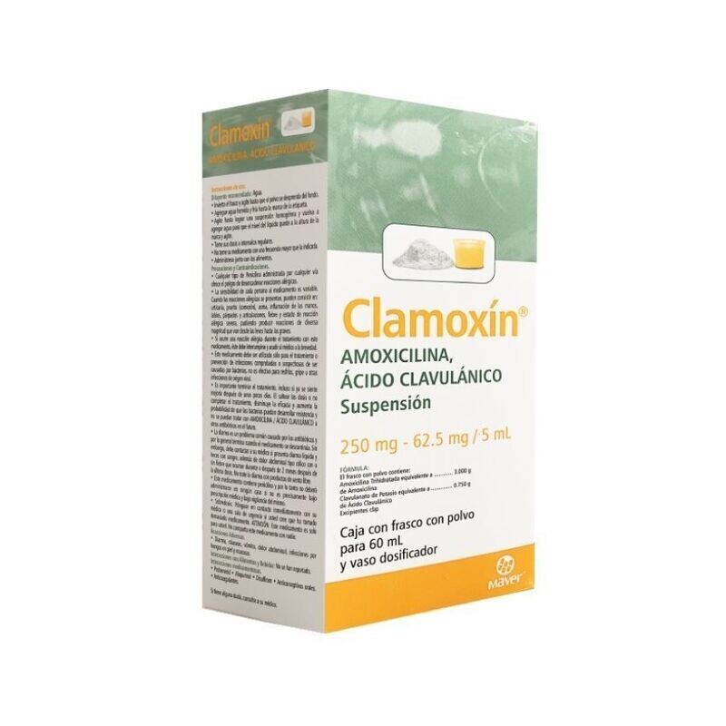 CLAMOXIN 250/62.5/5 ML SUSP 60 ML