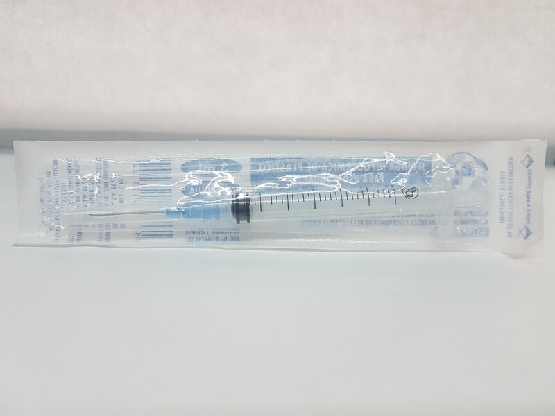 JERINGA 3 ML AZUL 23GX25MM PZA SENSIMEDICAL