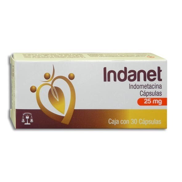 INDANET 25 MG 30 CAP