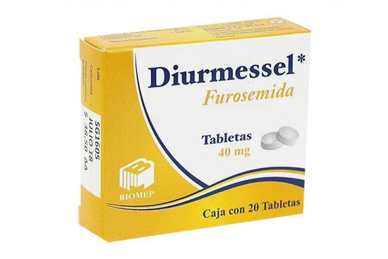 DIURMESSEL 40 MG 20 TAB