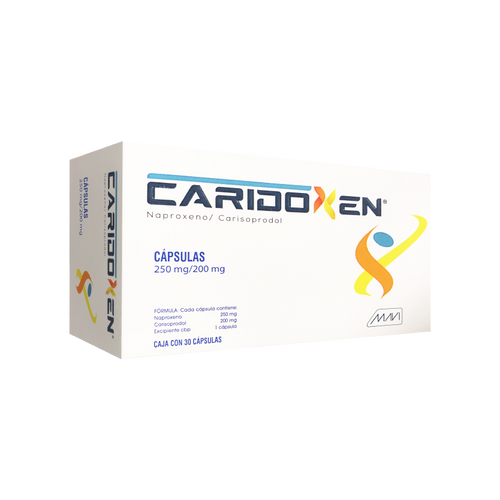 CARIDOXEN 250/200 MG 30 CAP