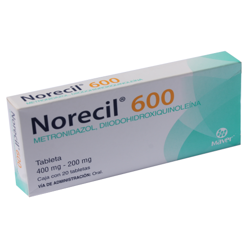 NORECIL 600 400/200 MG 20 TAB