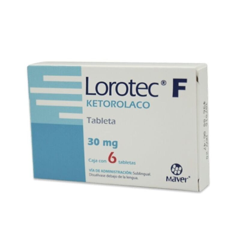 LOROTEC F 30 MG 6 TAB