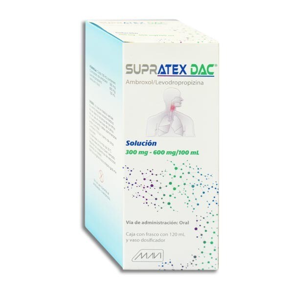 SUPRATEX DAC 300/600 MG/100 ML SOL 120 ML