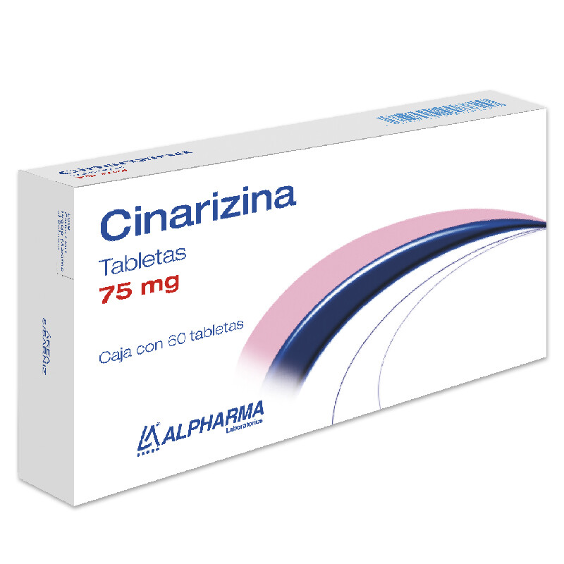 CINARIZINA 75 MG 60 TAB ALPHARMA