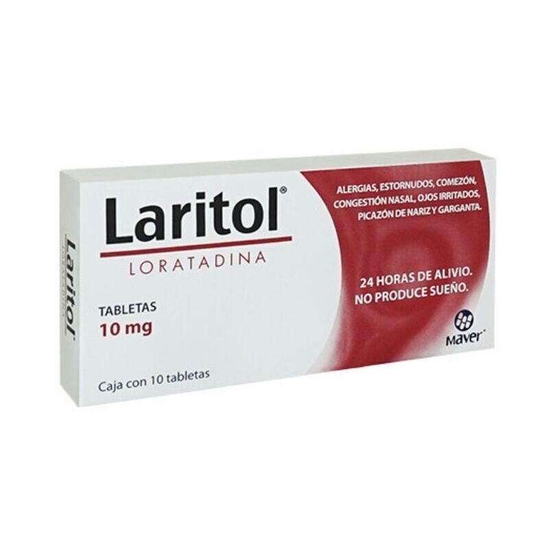 LARITOL 10 MG 10 TAB