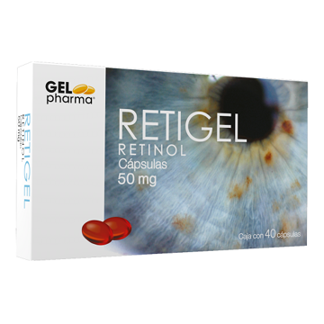 RETIGEL 50 MG 40 CAP