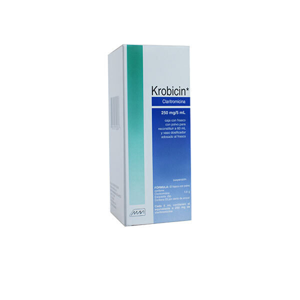 KROBICIN 250 MG/5ML SUSP 60 ML