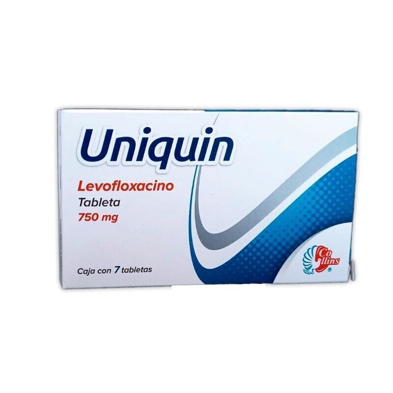 UNIQUIN 750 MG 7 TAB
