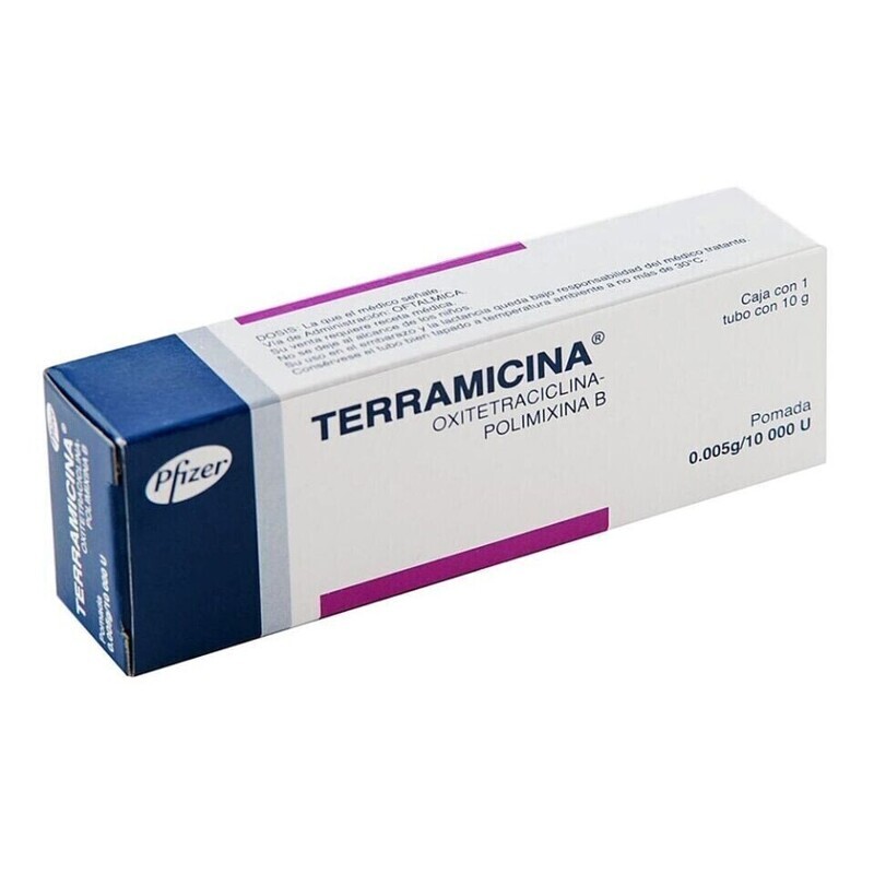 TERRAMICINA 0.005 G/10000 U UNG 10 G