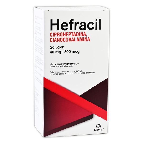 HEFRACIL 40 MG-300 MCG/100 ML SOL. FCO NO. 1 210 ML y FCO NO.2 10 ML