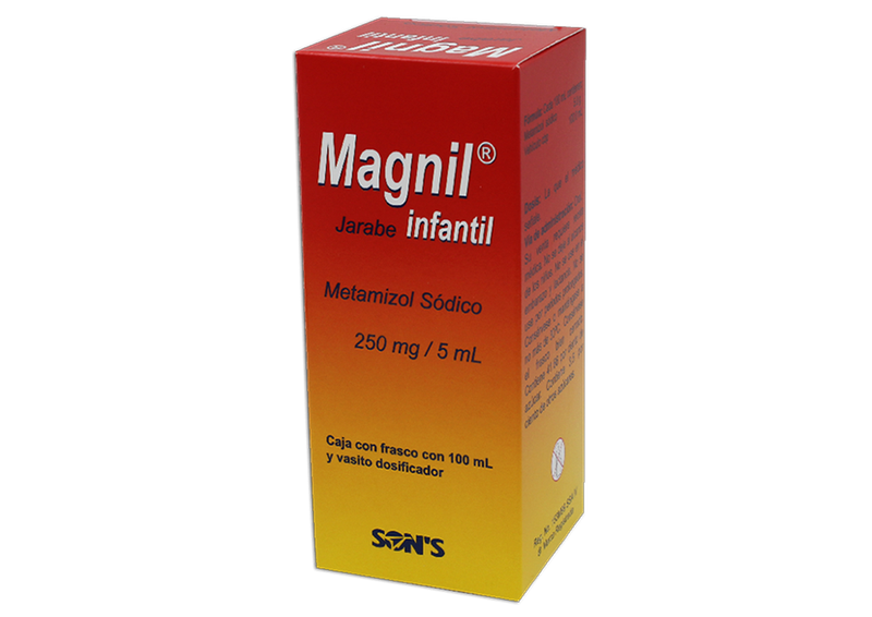 MAGNIL JARABE INFANTIL 250 MG/5 ML JBE 100 ML