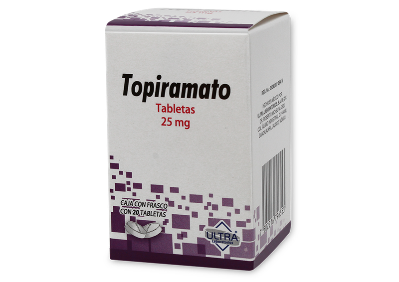 TOPIRAMATO 25 MG 20 TAB ULTRA
