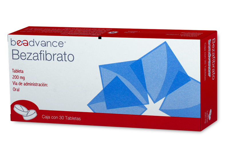 BEZAFIBRATO 200 MG 30 TAB BEADVANCE
