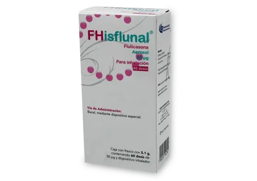 FHISFLUNAL 50 MCG AEROSOL PARA INHALACIÓN 60 DOSIS
