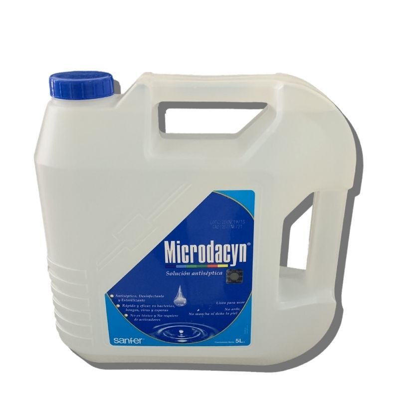 MICRODACYN SOL. ANTISÉPTICA ENVASE 5 L 55 PPM