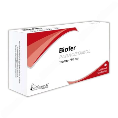 BIOFER 750 MG 10 TAB