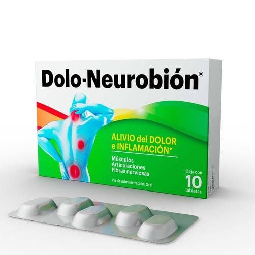 DOLO-NEUROBION 50/50/50/0.25 MG 10 TAB