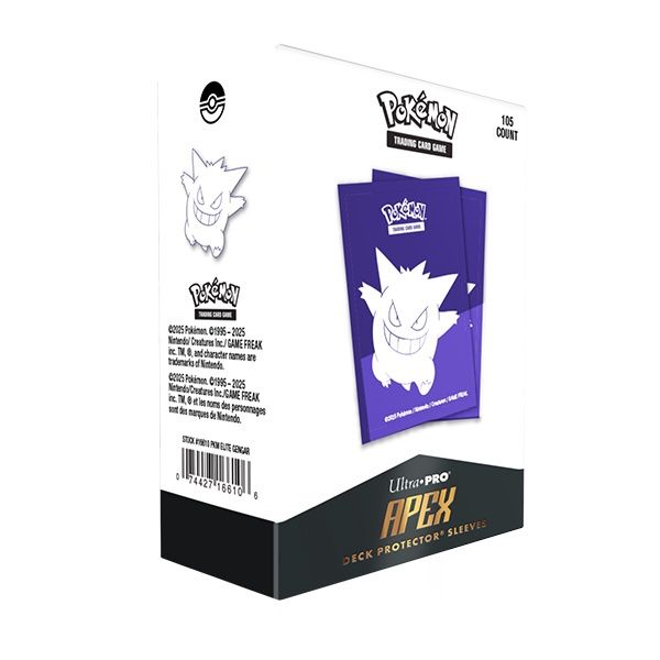 Deck Protectors: Pokemon Apex- Elite Series Gengar (105ct)