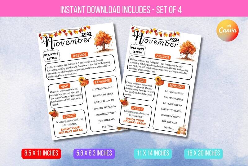 November Newsletter, #NovemberNewsletter, November News, November ...