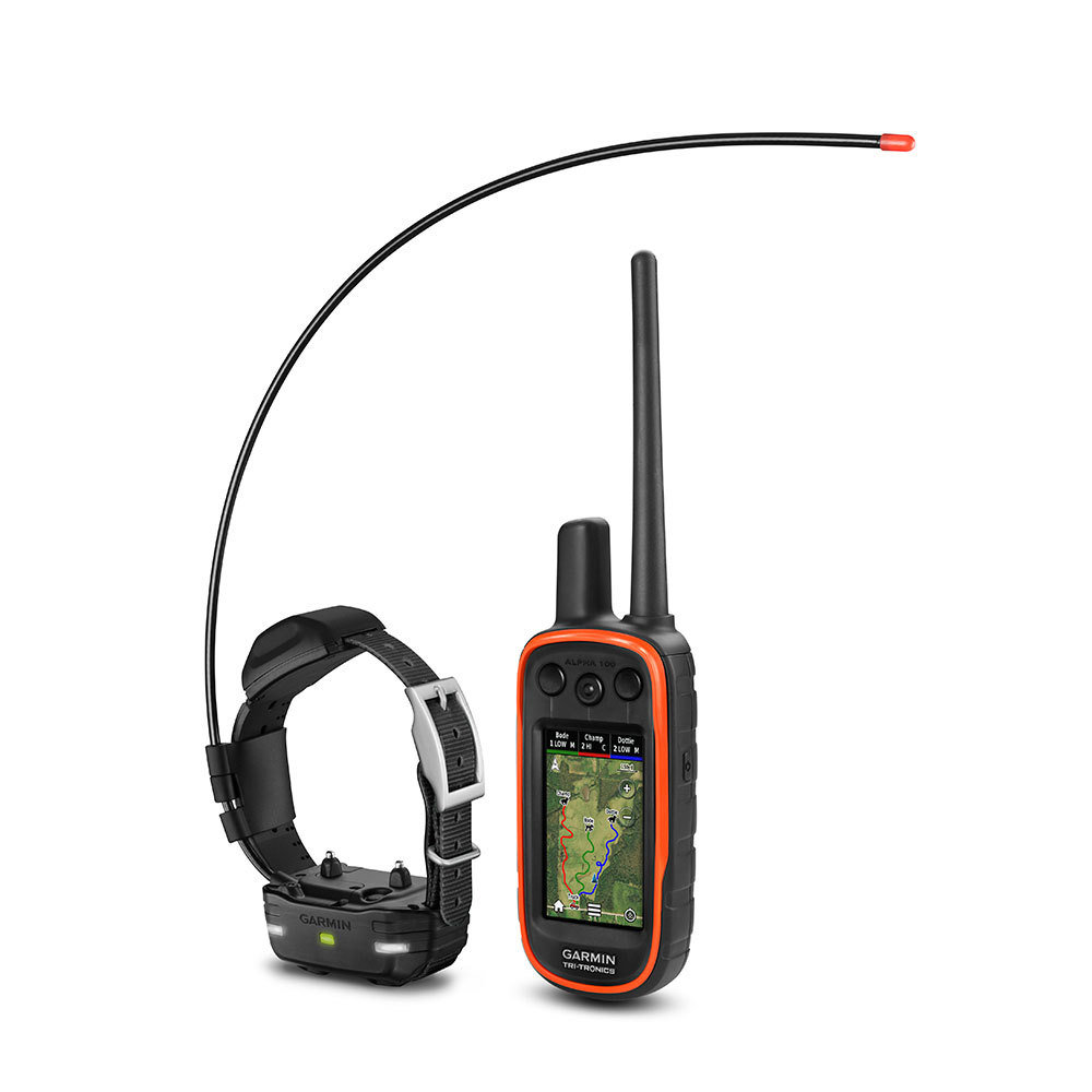 Garmin Alpha 100 / Mini TT 15 Dog GPS Tracking and Training Bundle Black
