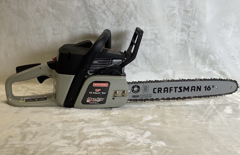Craftsman 16" 36cc Sears Gasoline Powered Chainsaw - RS3091