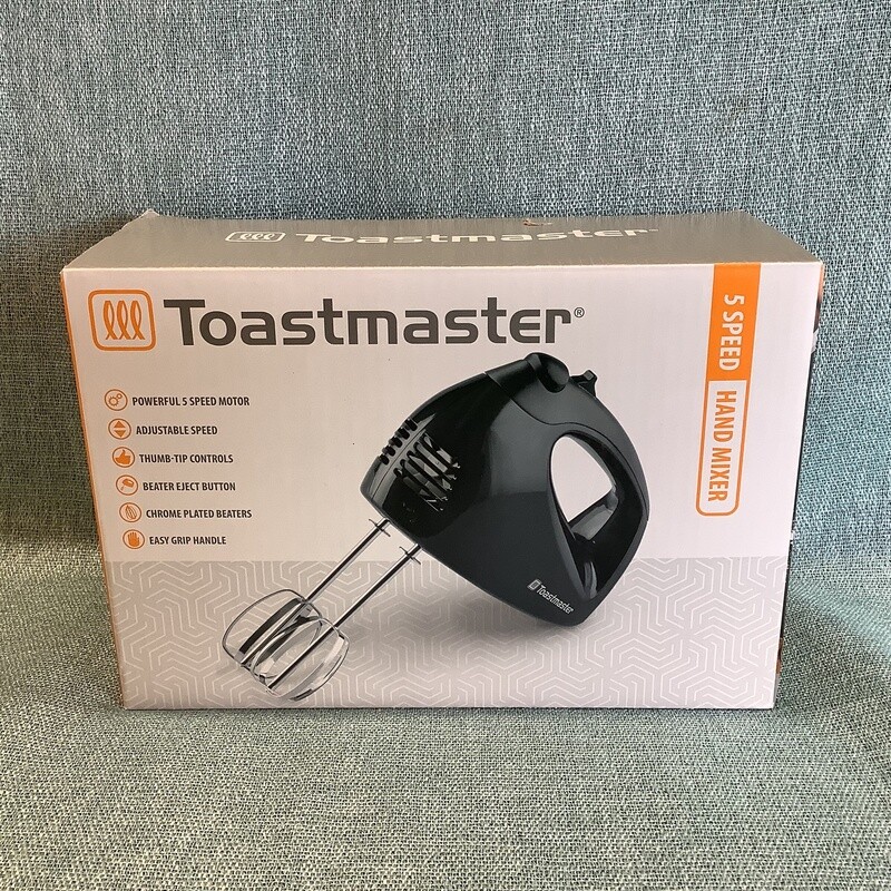 Toastmaster 5 Speed Hand Mixer, Black - RS3310