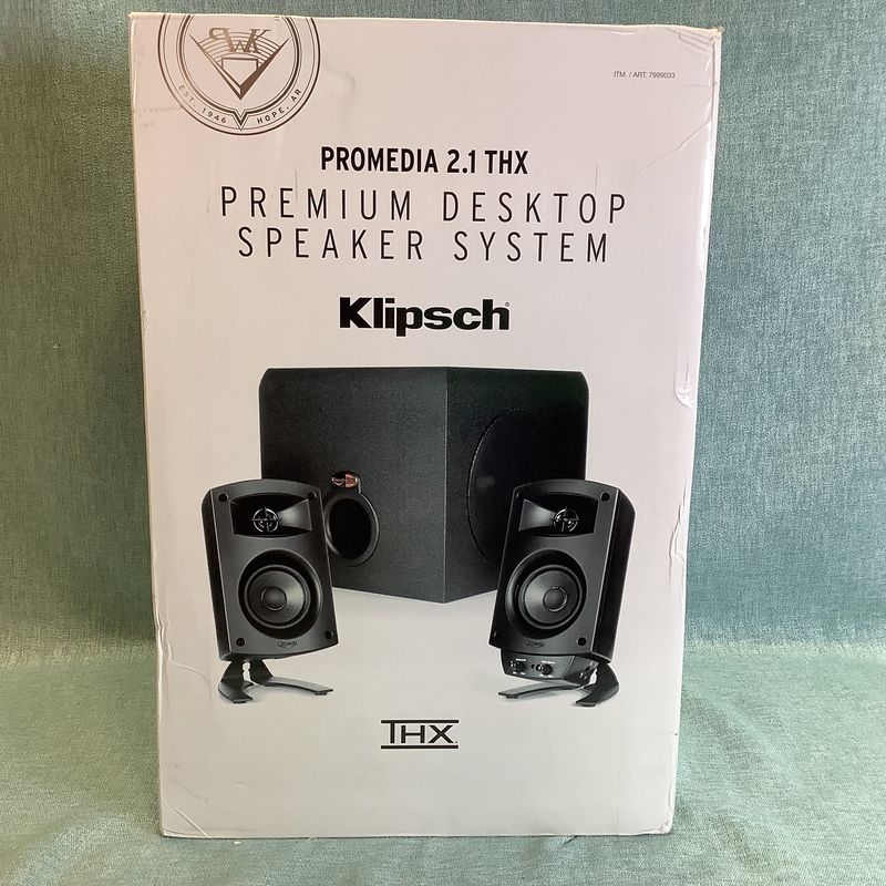 Klipsch ProMedia 2.1 THX Certified Computer Speaker System (Black) - RS3657