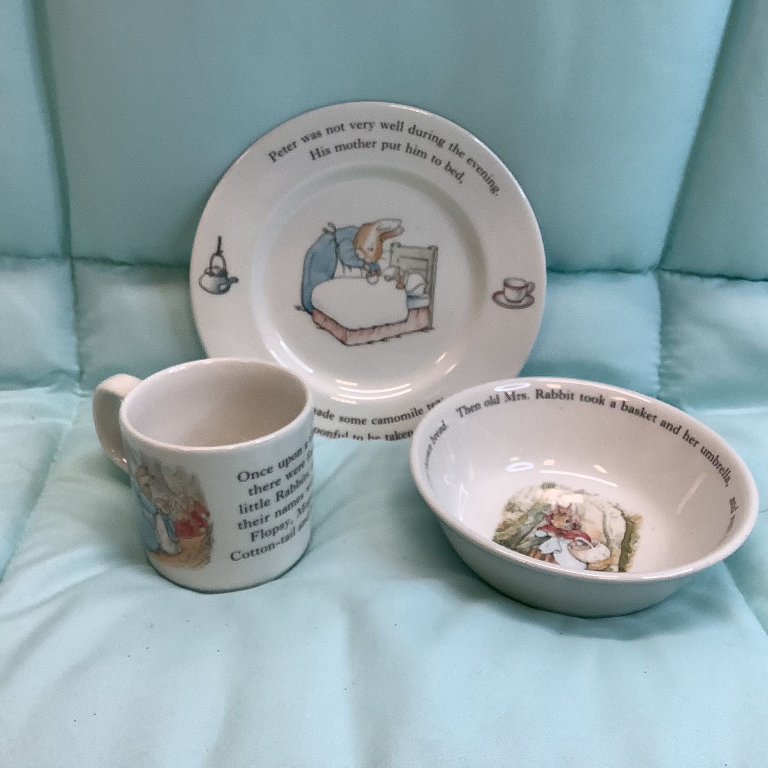 Peter Rabbit by Wedgwood 3-PC Dish Set - RS4077