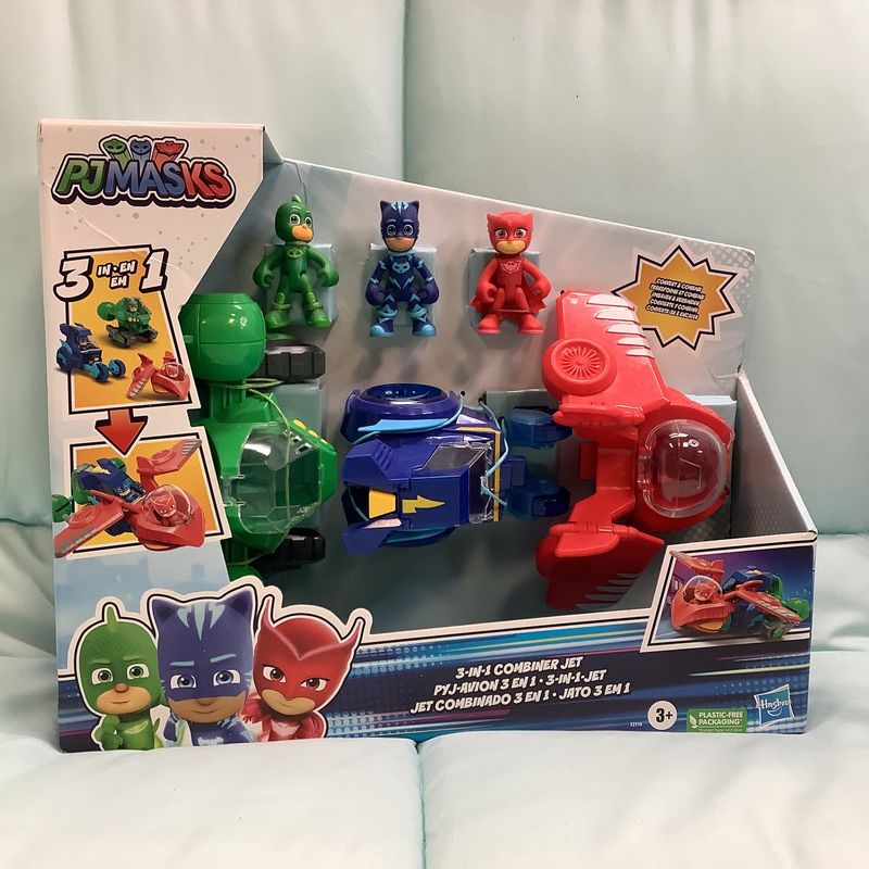 PJ Masks 3-in-1 Combiner Jet Preschool Toy (Ages 3+) - RS4141