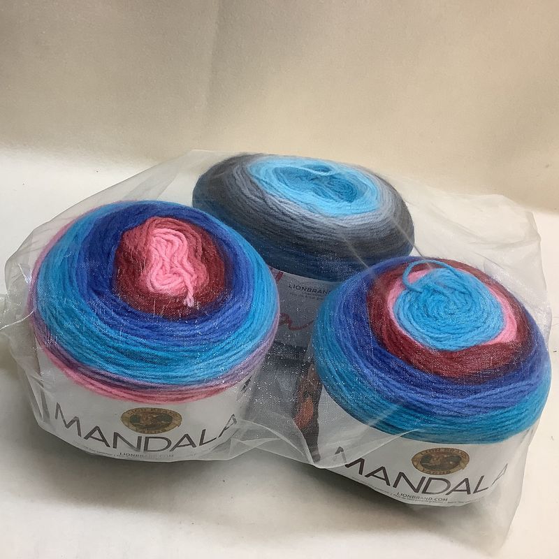 Lion Brand Yarns Mandala Gradient Yarn (3 Skeins), Colors: Spirit ...
