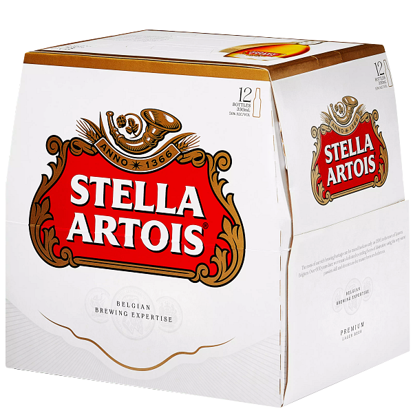 Stella Artois 330ml Bottles 12-Pack