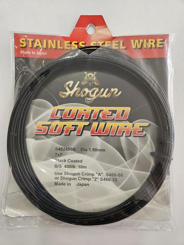 COATED SOFT WIRE 7X7 BLACK COATED