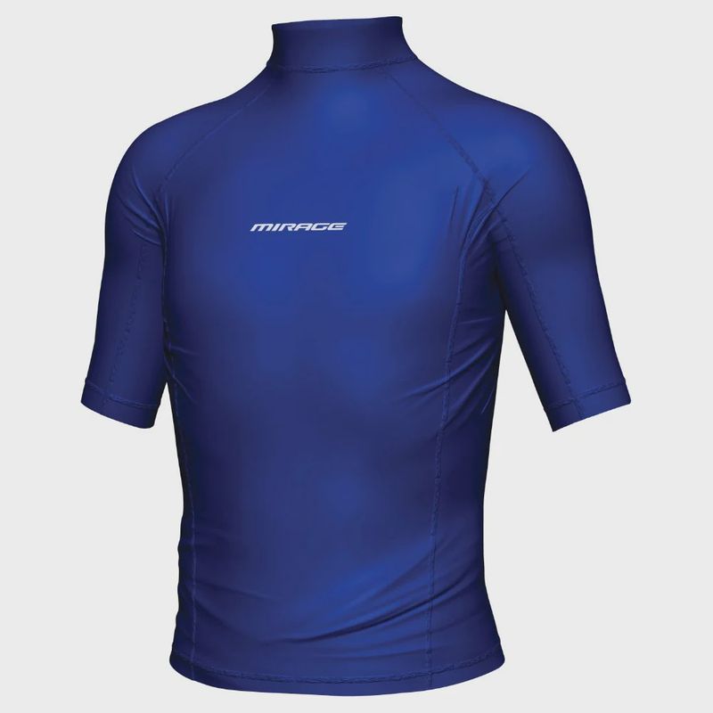MIRAGE RASH SHIRT SHORT SLEEVE JUNIOR BLUE