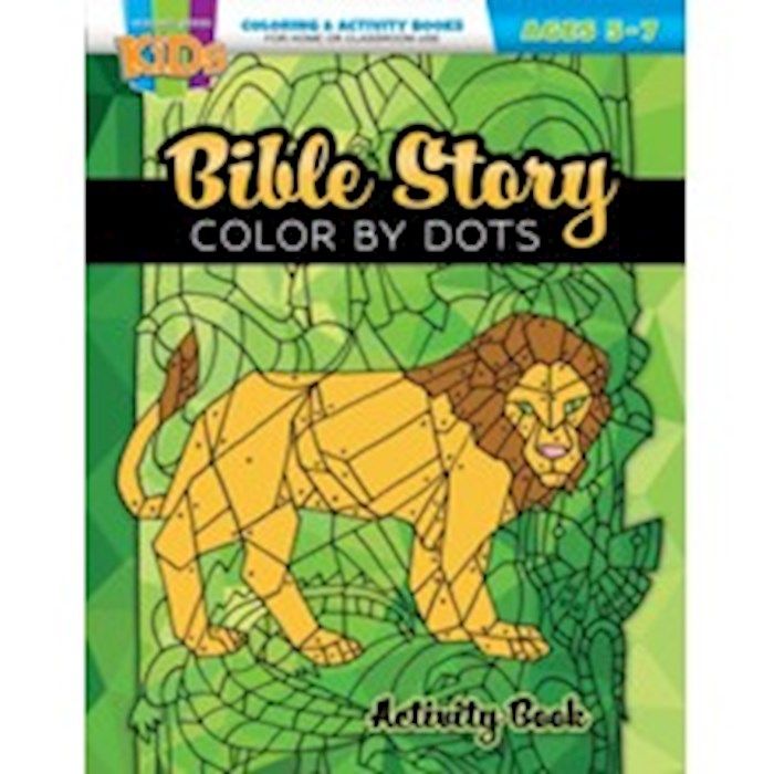 Bible Story Color-By-Dots Coloring Activity Book (Ages 5-7)