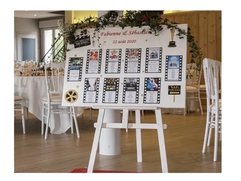 Plans de table mariage et anniversaire sur mesure