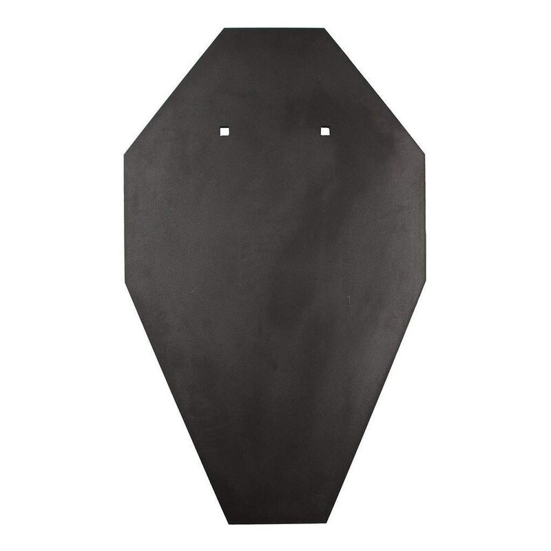 Black Carbon 8mm IPSC Universal Target Plate Bisalloy 500
